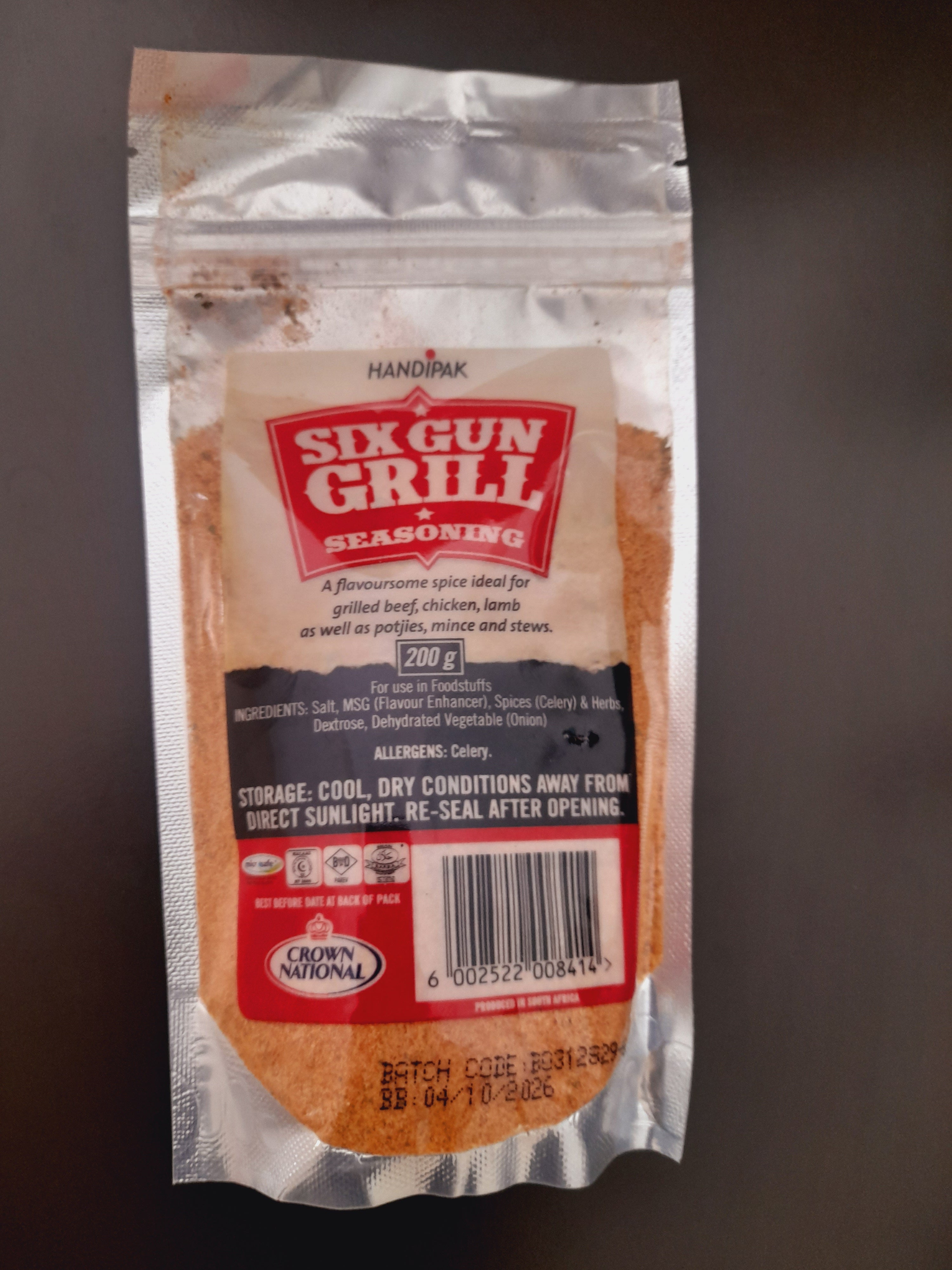 Six Gun Grill seasoning