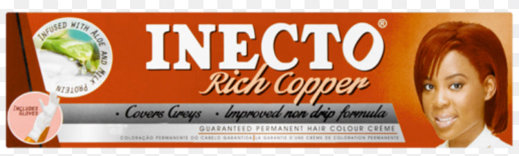 Inecto Permanent Hair Dye Colour Rich Copper, 50ml
