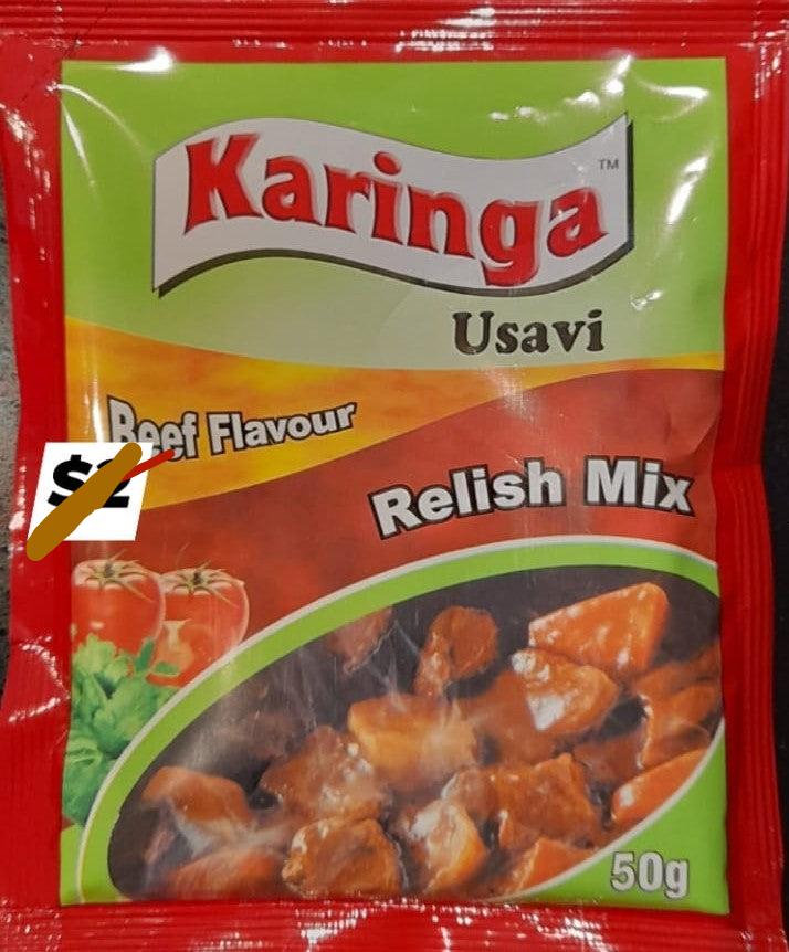 Karinga Usavi Beef Relish mix. freeshipping - Rowmam Grocery Soups